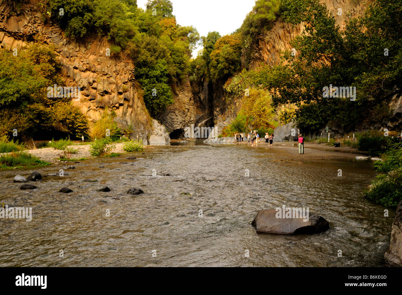 The Alcantara Gorge Sicily, Italy Stock Photo - Alamy
