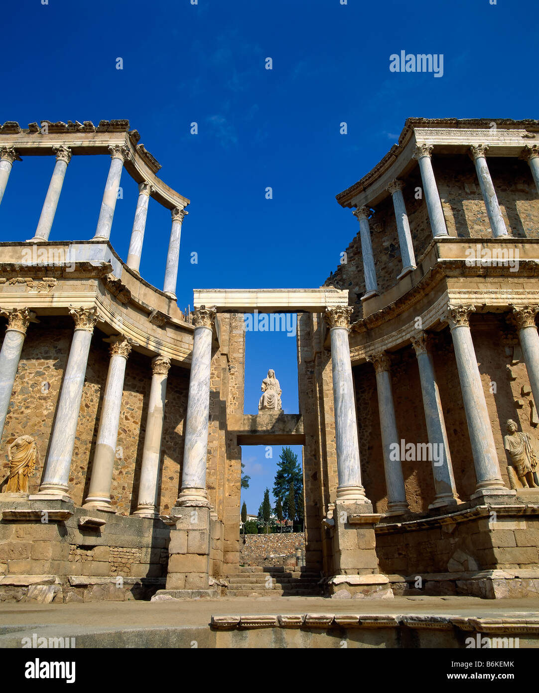 Roman ruins at Merida, Spain Stock Photo - Alamy