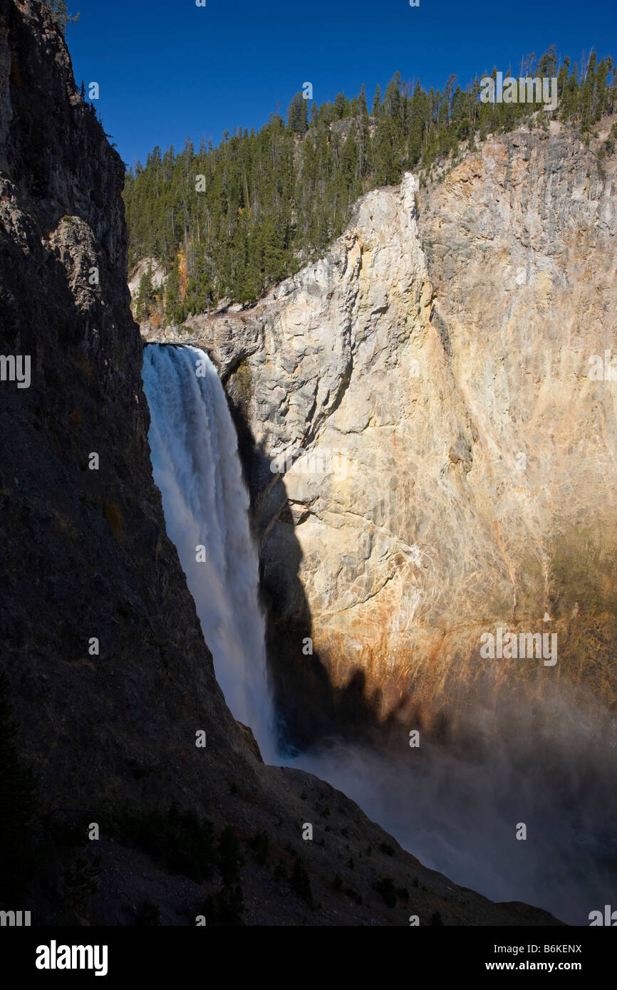 Upper Falls, Grand Canyon of the Yellowstone (river), Yellowstone ...