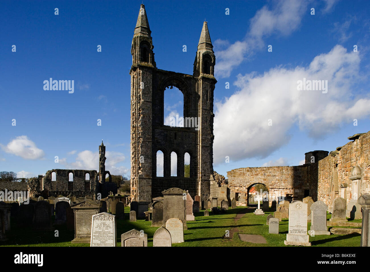 St Andrews St Regulus church Occcidental Tower 1127 1144 cathedral 1318 ...