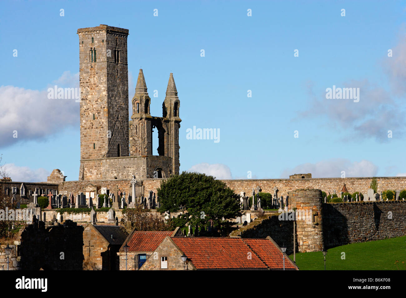 St Andrews St Regulus church Occcidental Tower 1127 1144 cathedral 1318 ...