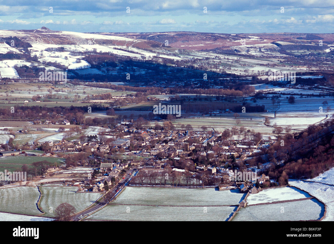 Castleton village winter hi-res stock photography and images - Alamy