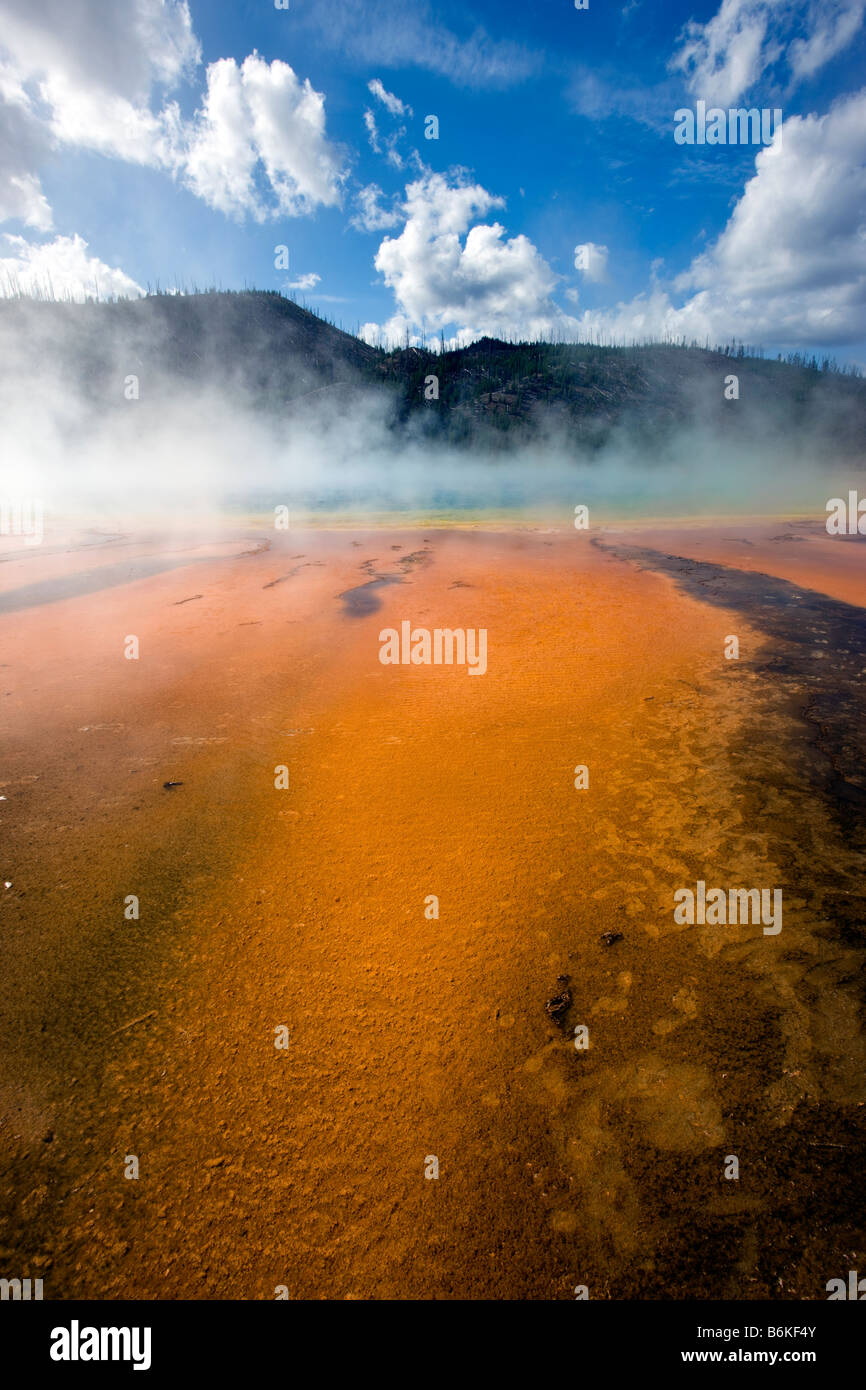 Grand Prismatic Spring, Midway Geyser Basin, Yellowstone National Park ...