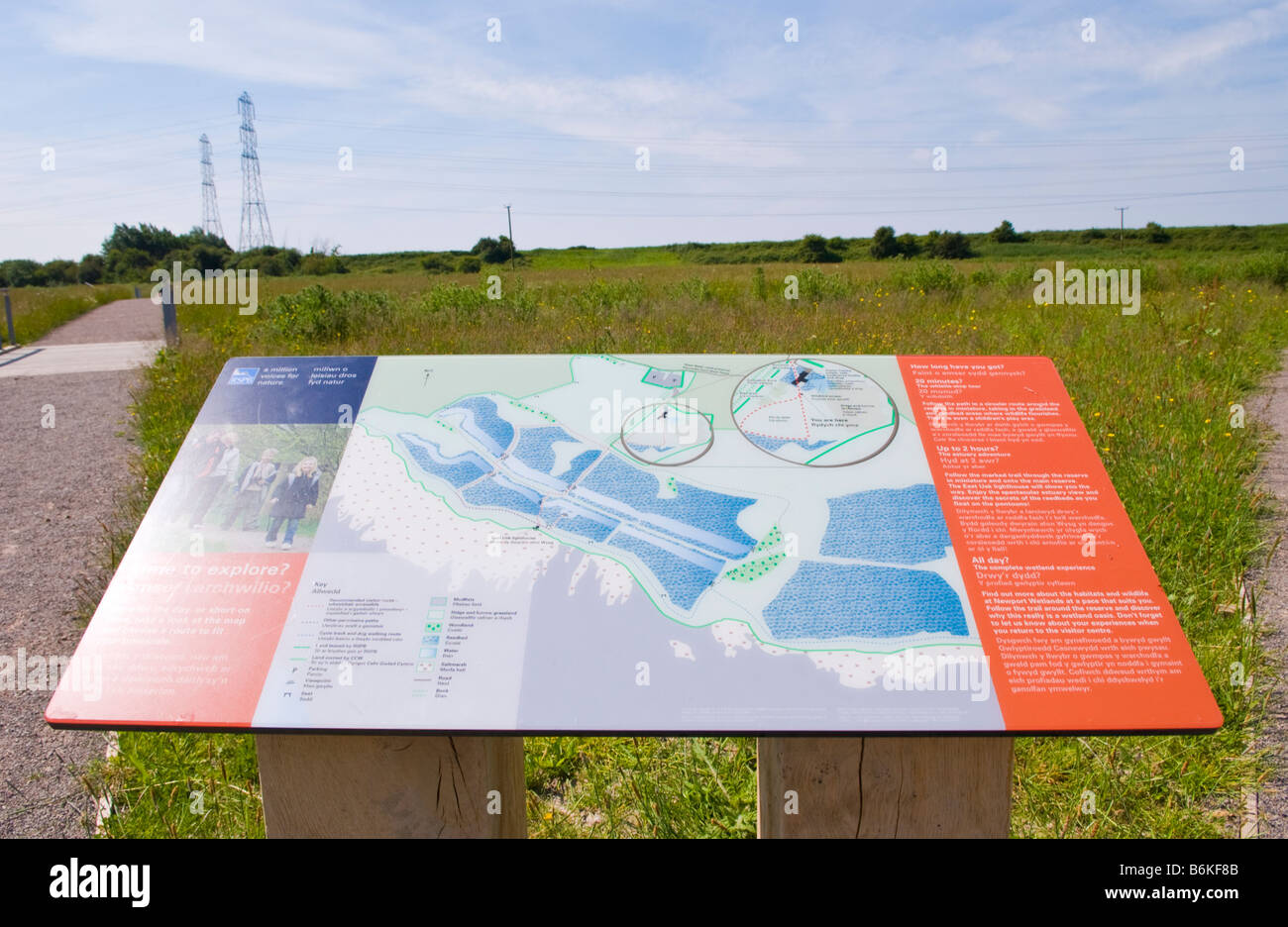 Rspb reserve information board hi-res stock photography and images - Alamy