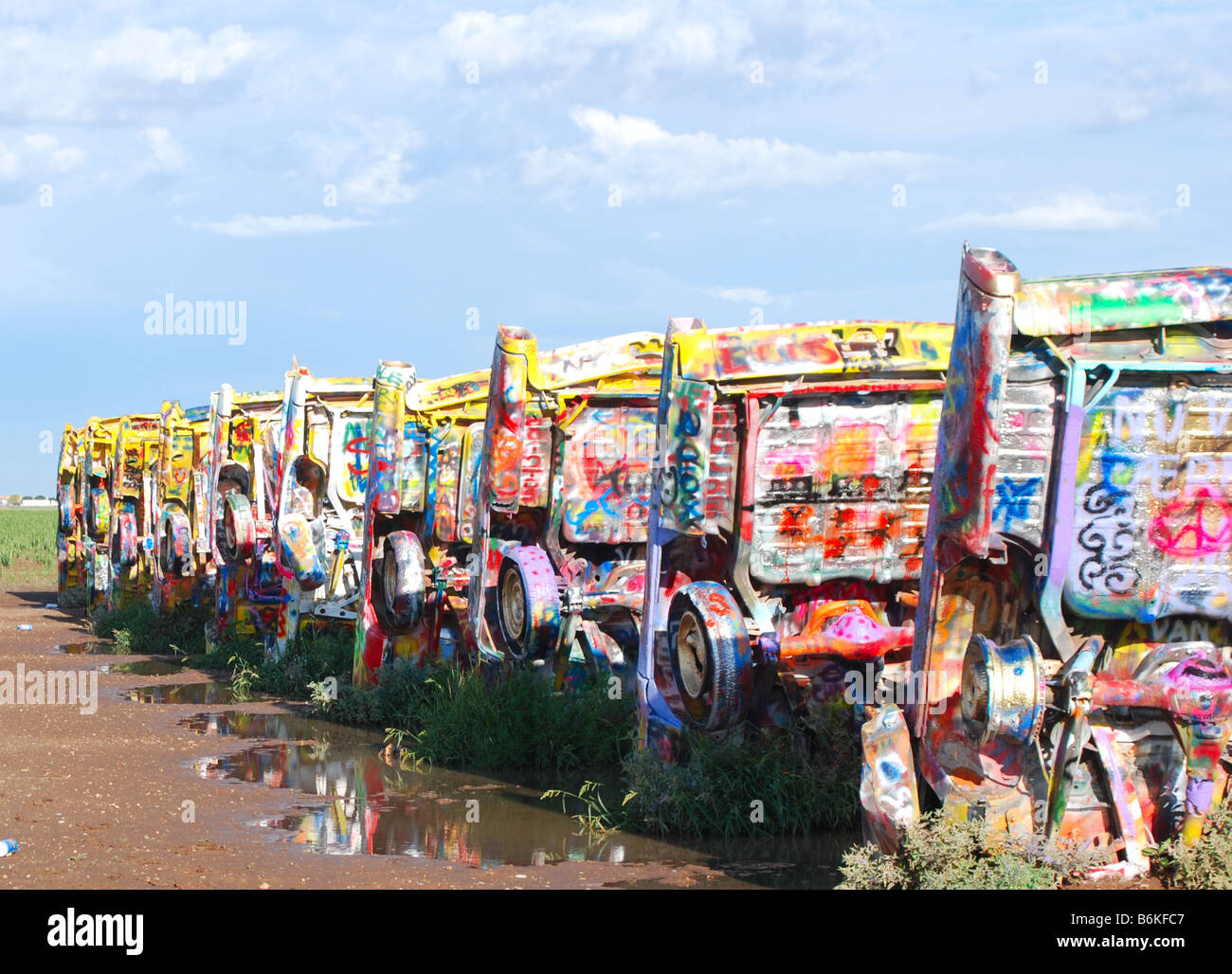 Cadillac Ranch in Amarillo, Texas Stock Photo - Alamy