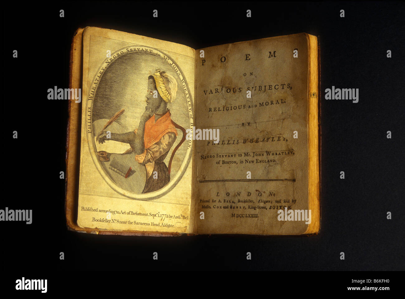 Phillis Wheatley African American female poet Stock Photo - Alamy