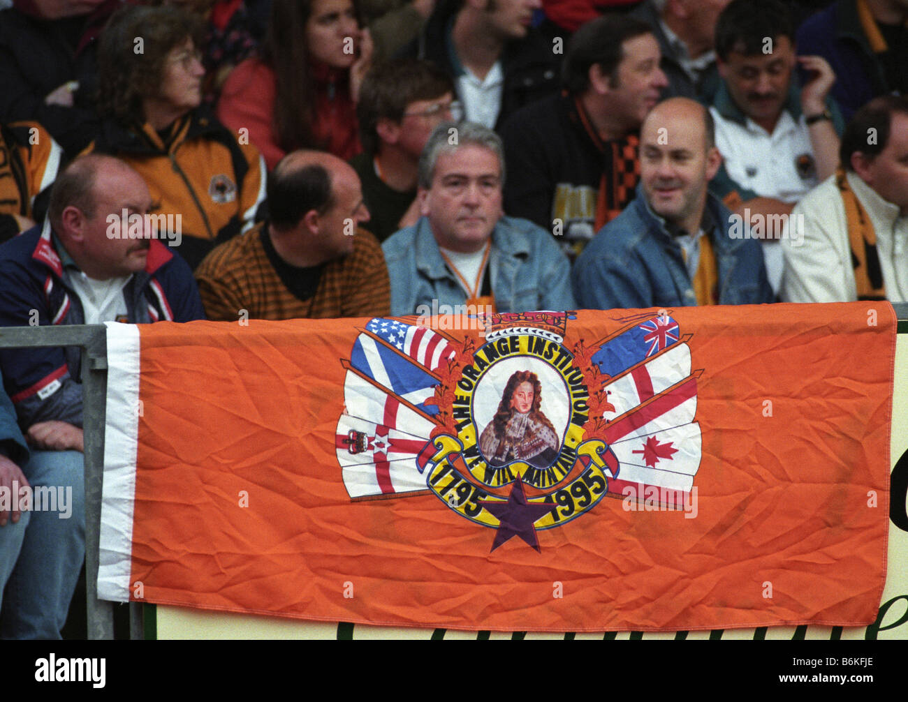Orange order and flags hi-res stock photography and images - Alamy