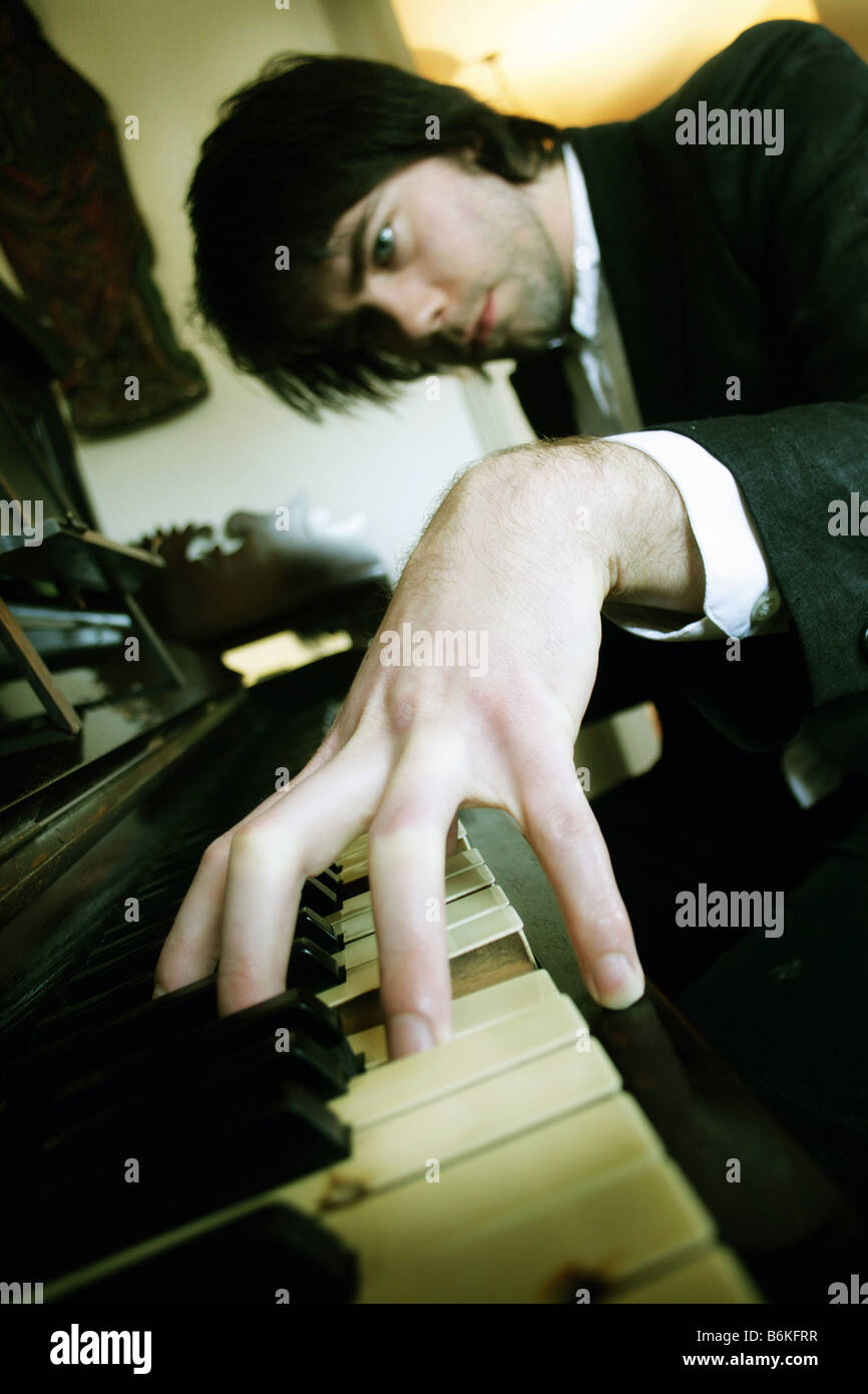 pianist into his music Stock Photo - Alamy