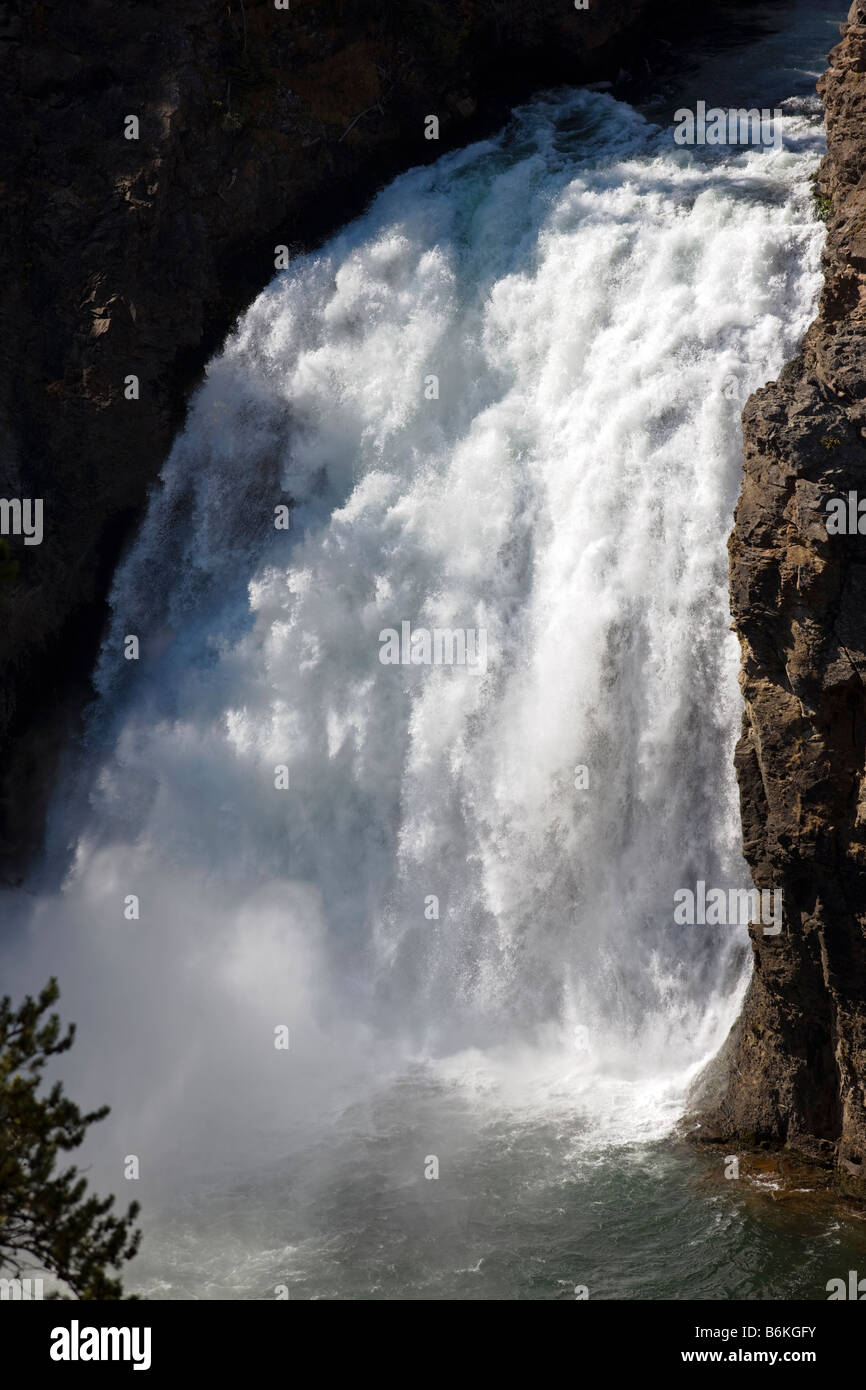 Upper Falls, Grand Canyon of the Yellowstone (river), Yellowstone ...