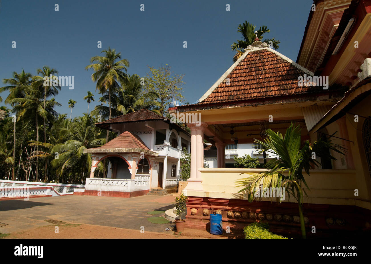 Shri Naguesh hindu Temple Ponda Goa India Stock Photo - Alamy