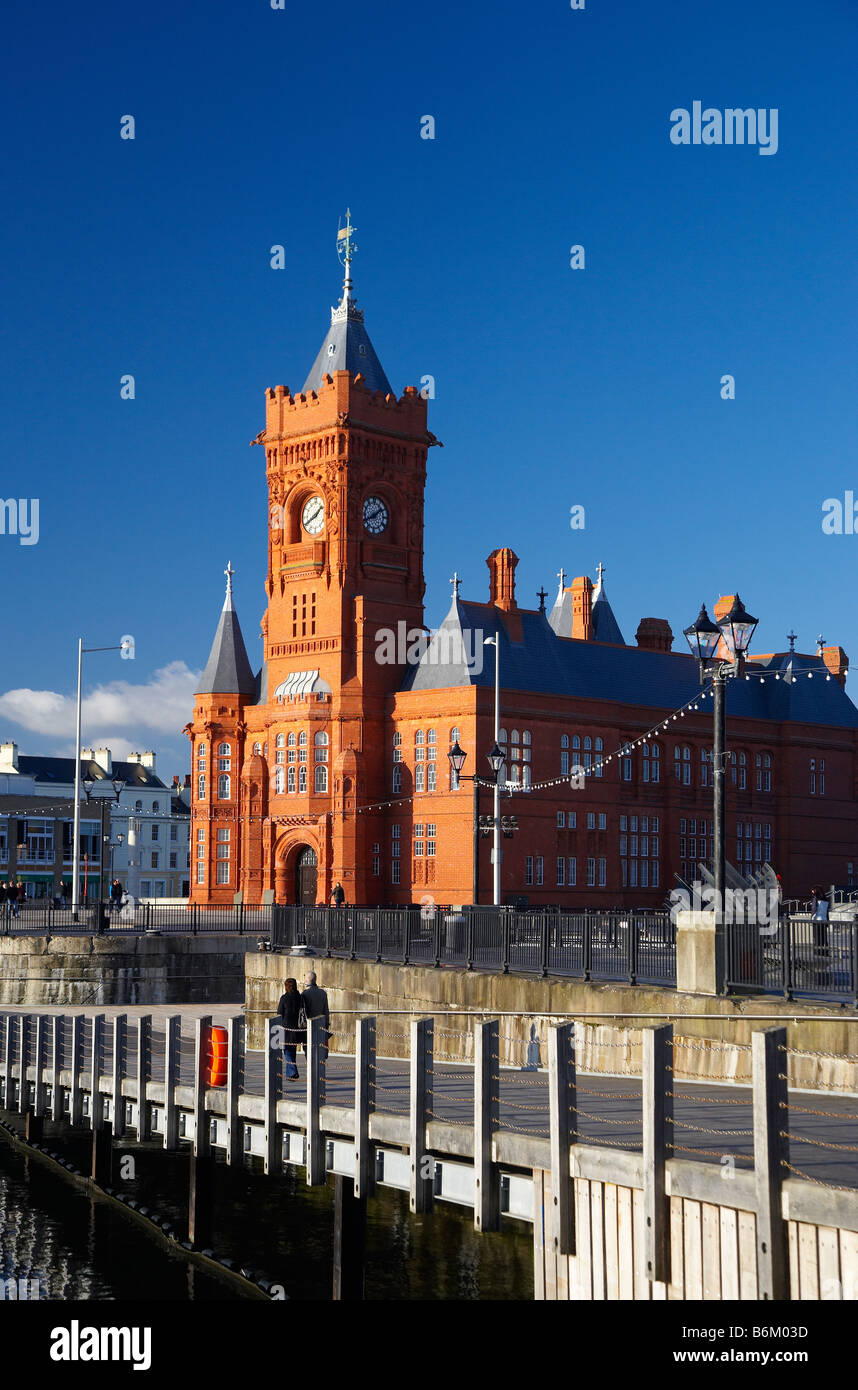 Pierhead Building, Cardiff Bay, South Wales, UK Stock Photo - Alamy