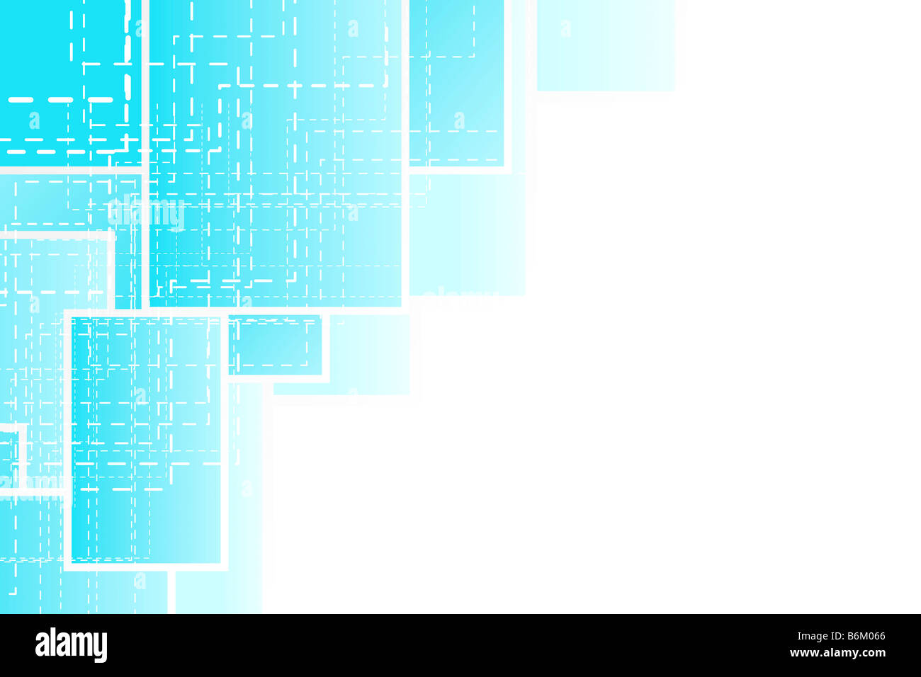 Vector illustration of a presentation sheet corner design Technological ...