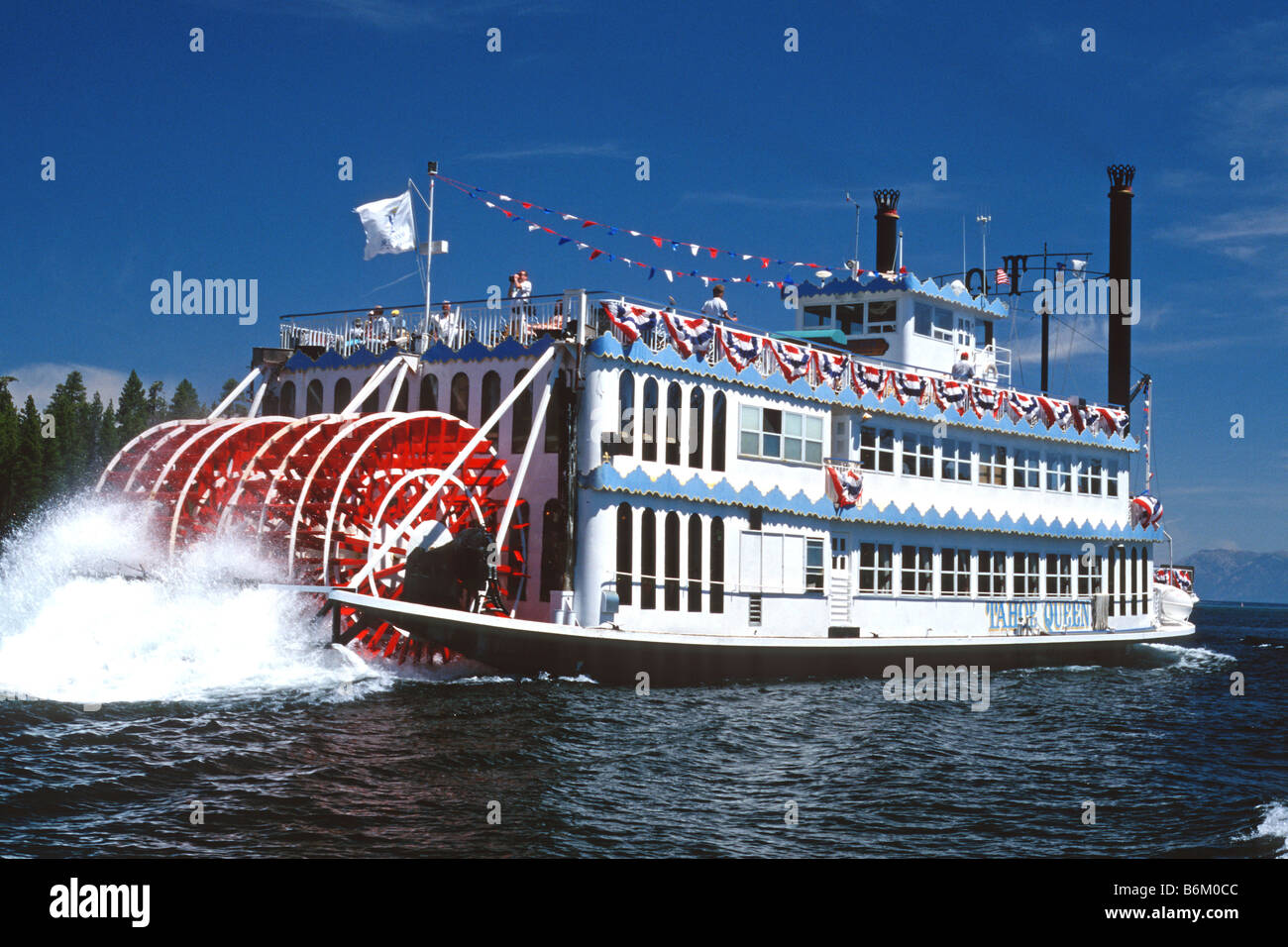 Paddlewheeler boat on lake tahoe hi-res stock photography and images ...