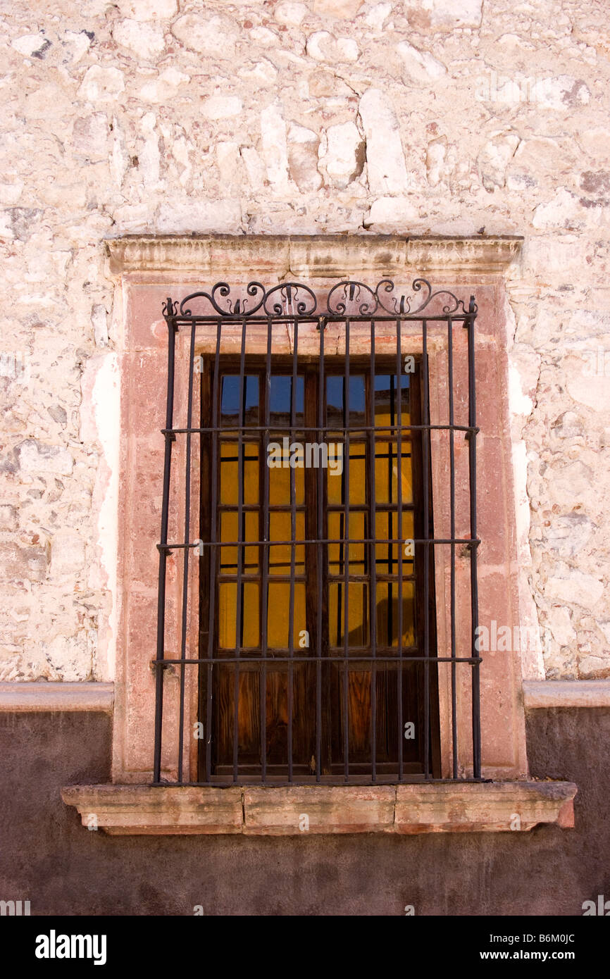 Weathered and textured window in San Miguel de Allende Mexico Stock ...