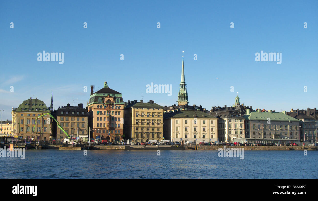 Skeppsbron and the old town in Stockholm Stock Photo - Alamy