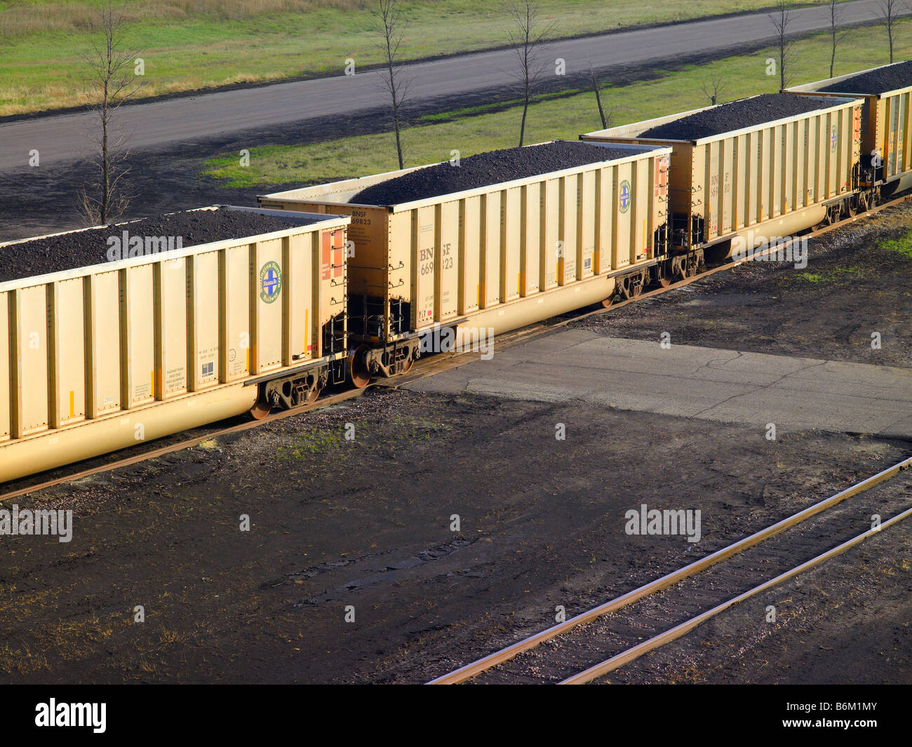 Railroad Freight Train Coal Cars, Pittsburgh, Pennsylvania, USA Stock ...