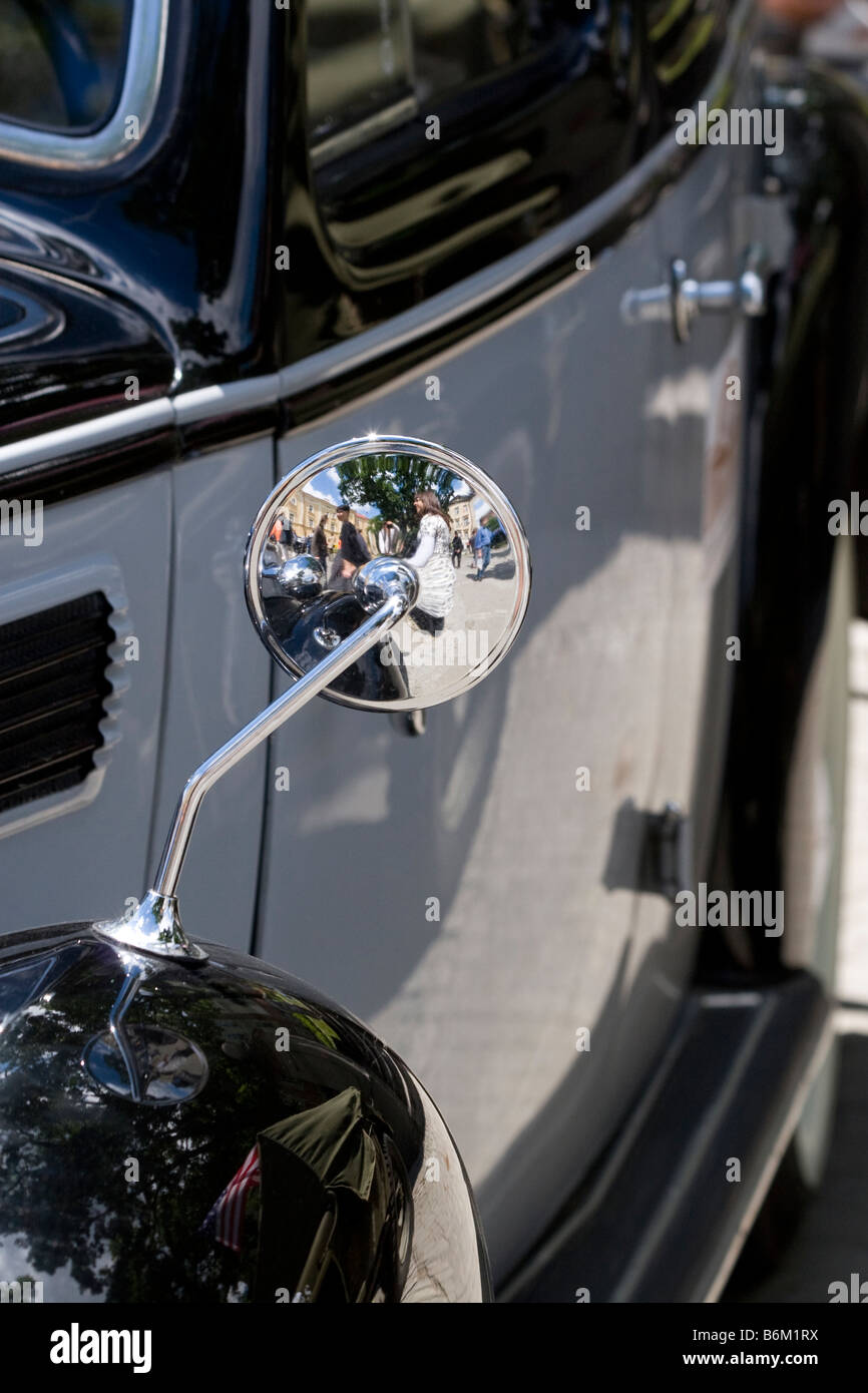 Wanderer w24 1938 detail mirror hi-res stock photography and images - Alamy