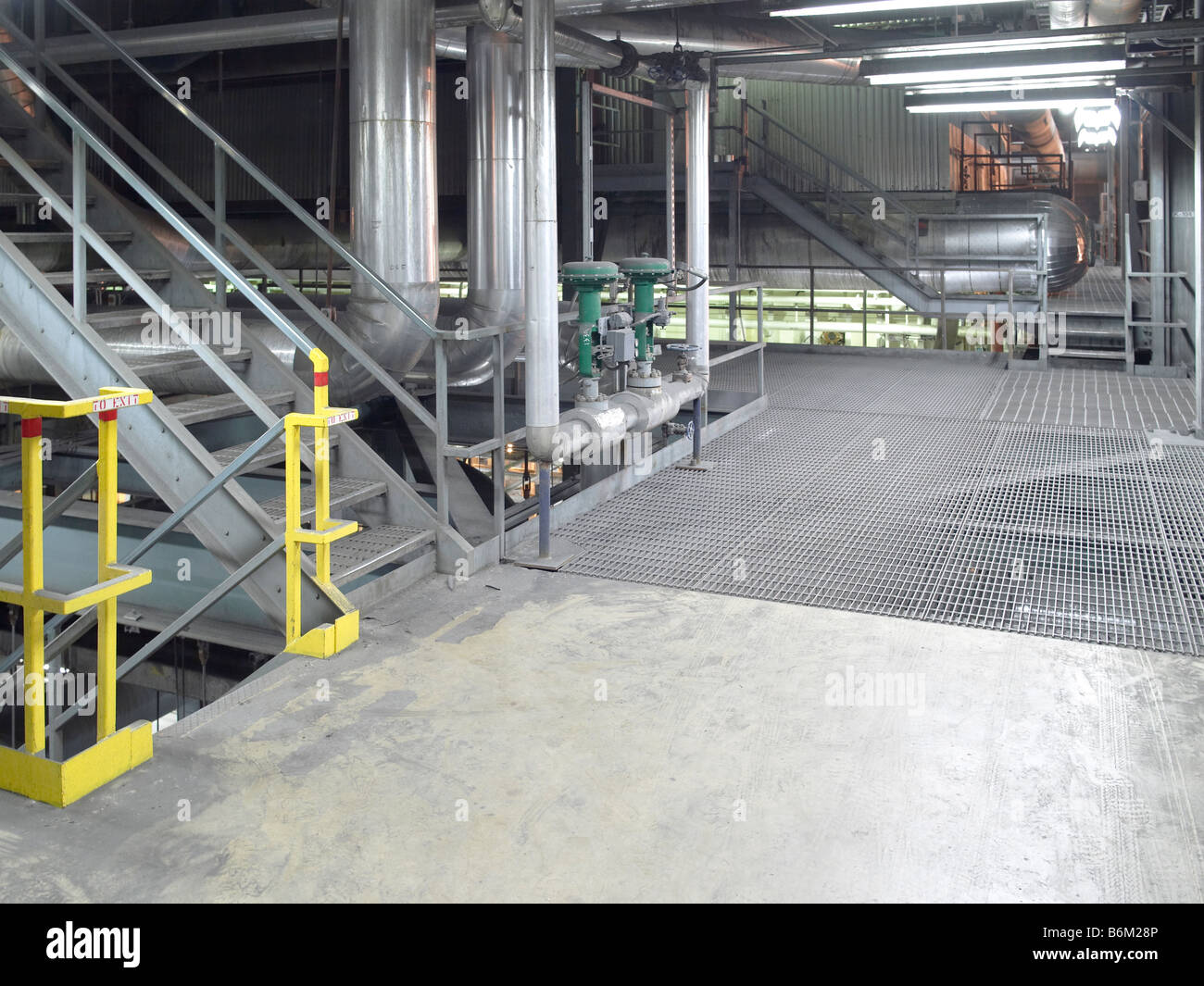 Power Plant Industrial Interior, Minnesota, USA Stock Photo - Alamy