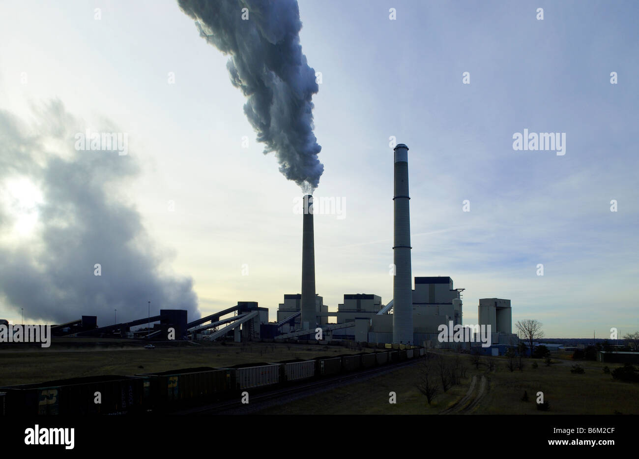 Electricity Generation Power Plant, Minnesota, USA Stock Photo - Alamy