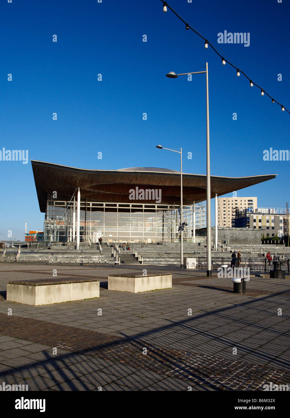 The National Assembly for Wales Building, the Senedd, Cardiff Bay ...