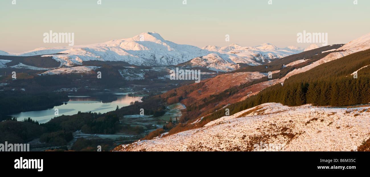 Ben Lomond and Loch Ard, the Trossachs, Stirling, Scotland, UK Stock ...