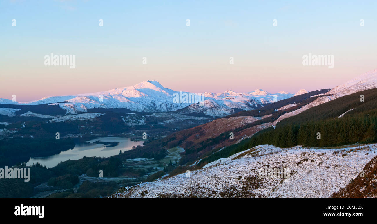 Loch lomond and trossachs national park winter hi-res stock photography ...