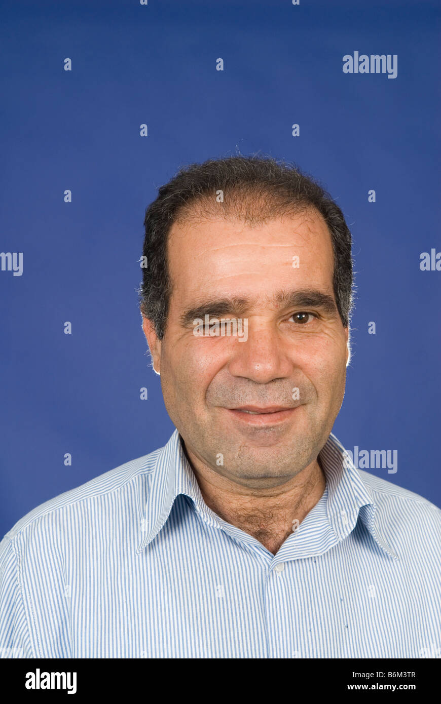 Portrait of a man winking Stock Photo - Alamy