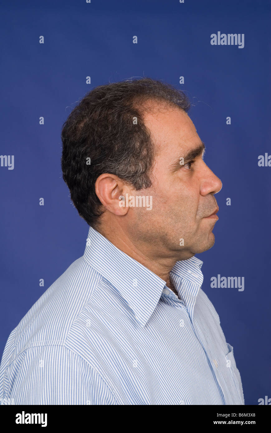 Side profile portrait middle aged male hi-res stock photography and ...