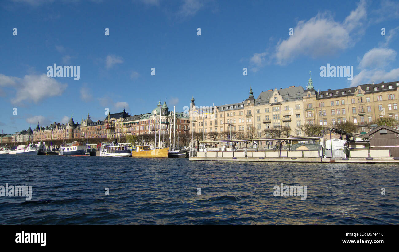 A quay in Stockholm Stock Photo - Alamy