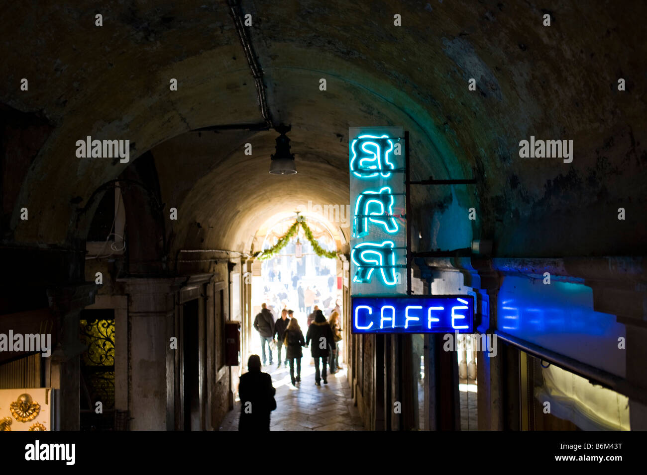 Venice, Italy. Neon lights Stock Photo - Alamy