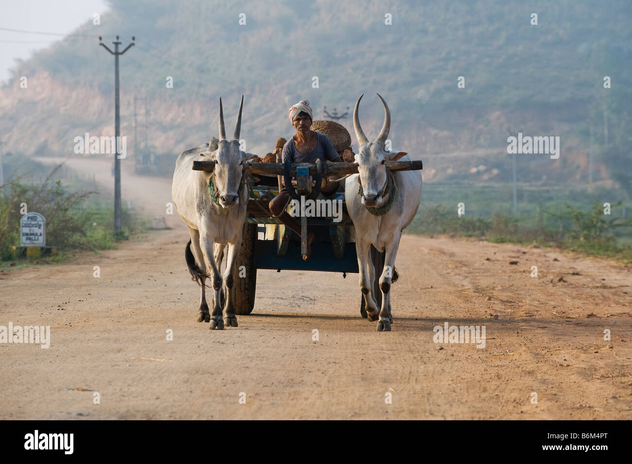 Bullock cart india hi-res stock photography and images - Alamy