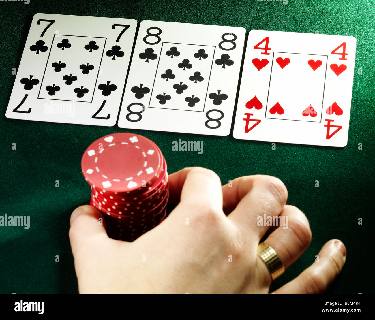 Poker hand hi-res stock photography and images - Alamy
