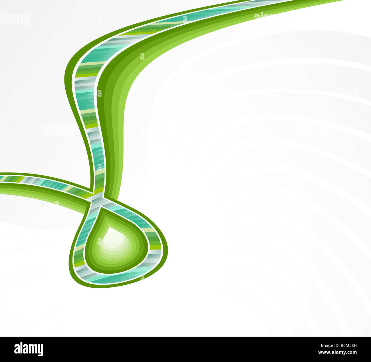 Vector illustration of a lined art curvy ribbon design with wavy ...