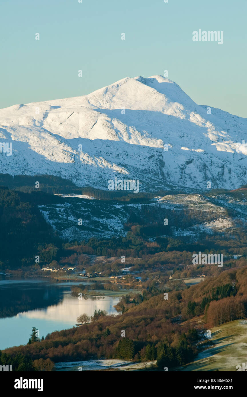 Ben Lomond and Loch Ard, the Trossachs, Stirling, Scotland, UK Stock ...