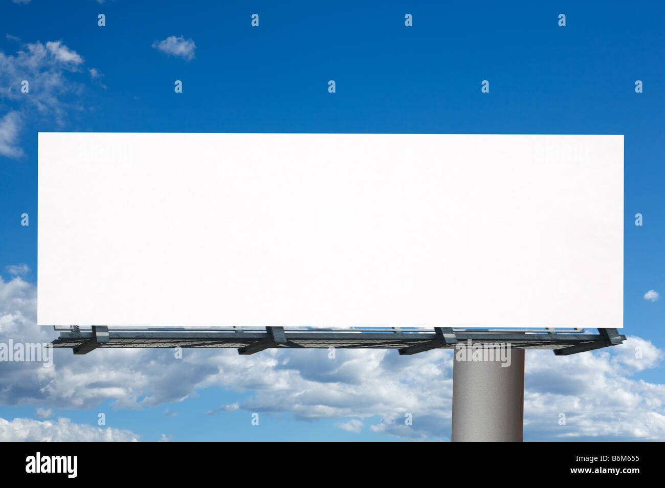 white blank billboard Stock Photo - Alamy