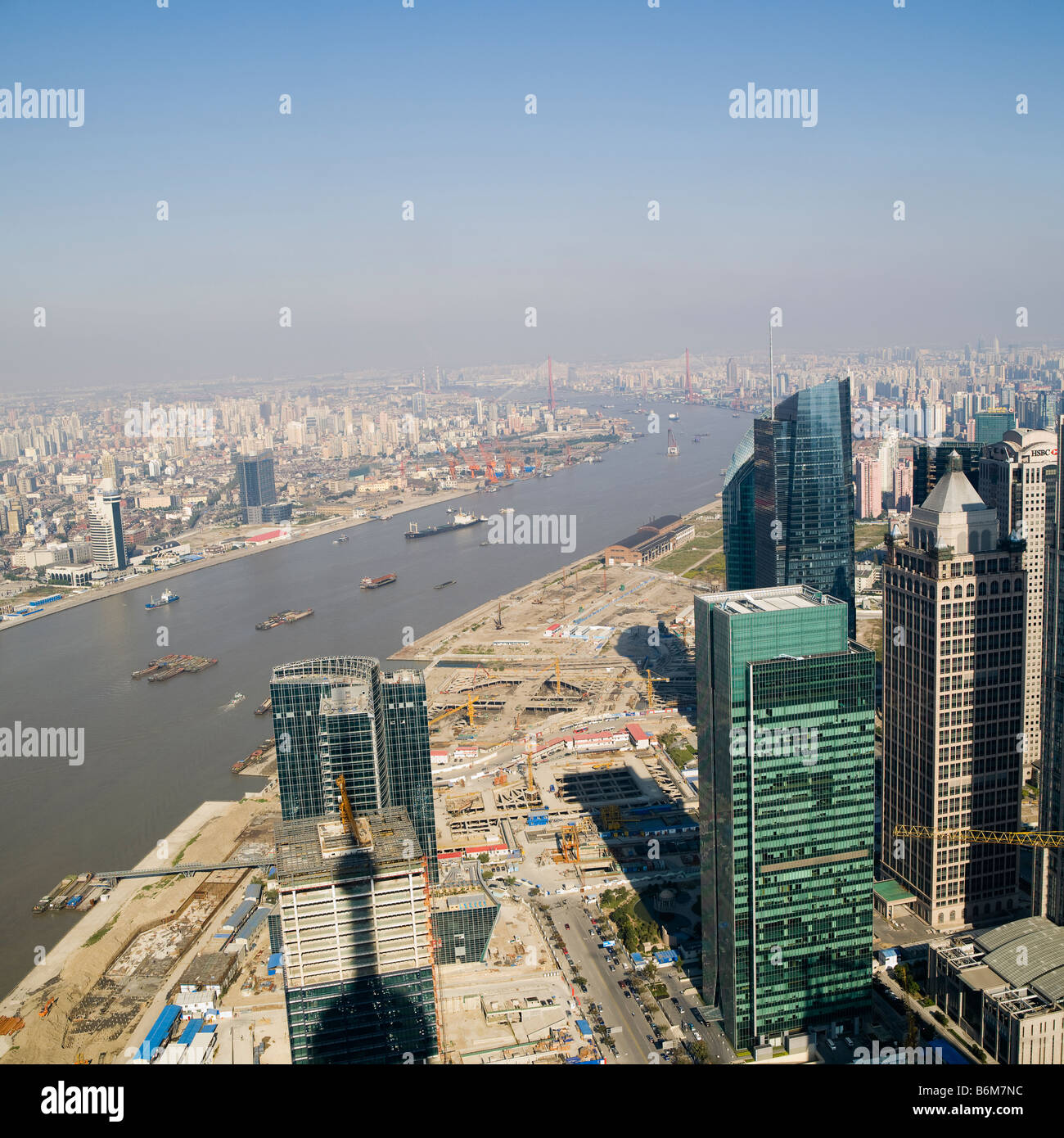 Nanpu bridge and huangpu river hi-res stock photography and images - Alamy