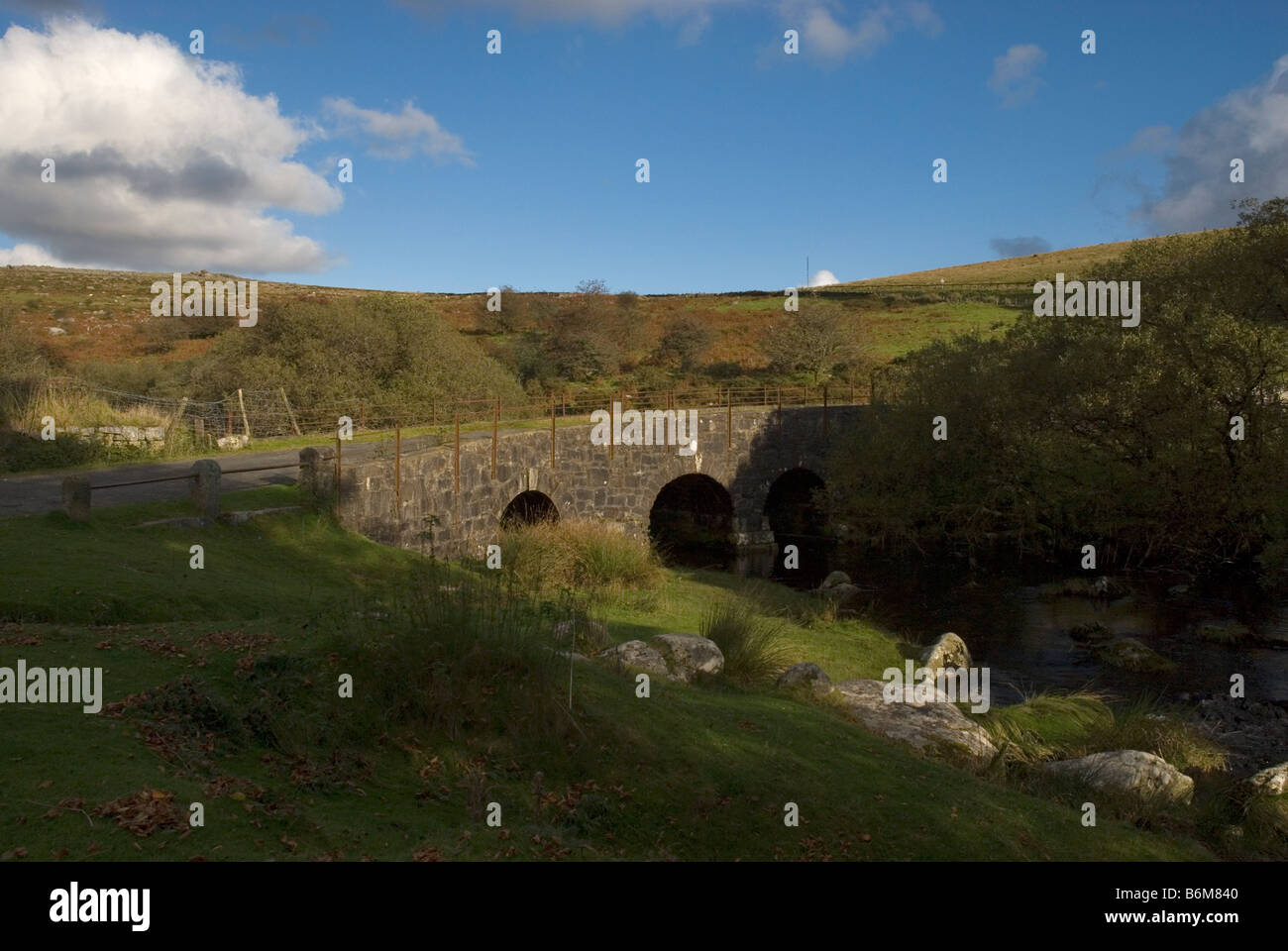 Old bridge, Merrivale, Dartmoor National Park, Tavistock, Devon ...