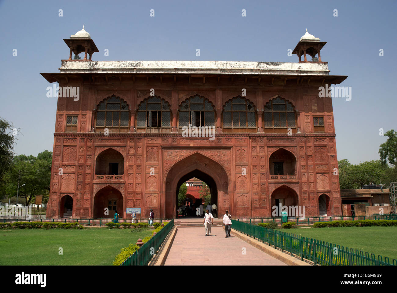Naubat Khana (Drum House) at The Red Fort in Delhi, India Stock Photo ...