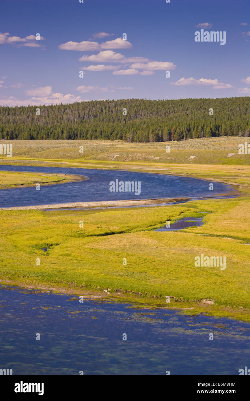 YELLOWSTONE NATIONAL PARK, WYOMING, USA - Yellowstone River Stock Photo ...