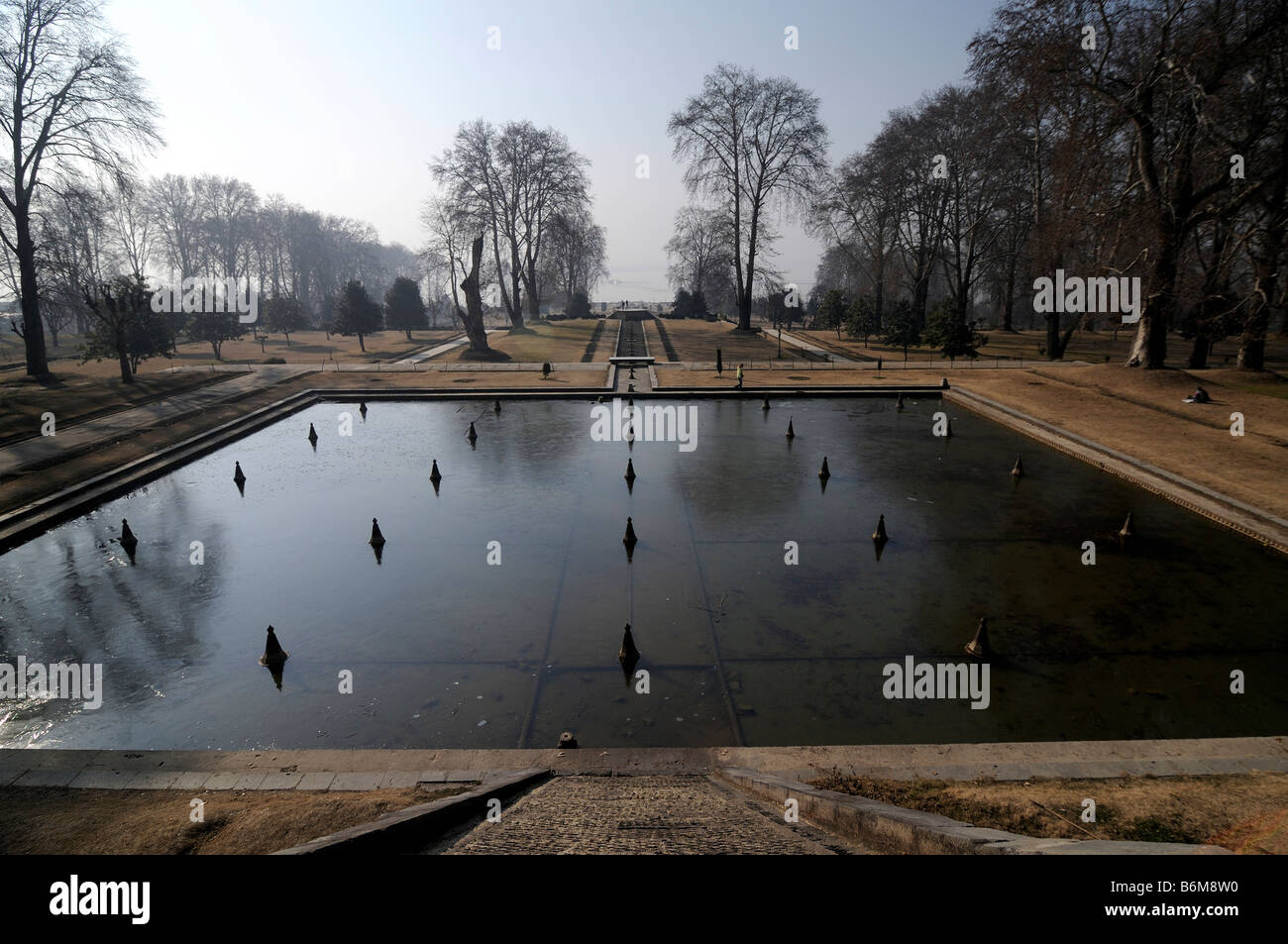 Nishat Bagh is the Mughal garden on the edge of Dal Lake and nearby ...