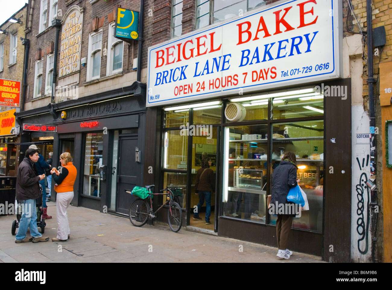 Beigel Bake in Brick Lane in East London England UK Stock Photo - Alamy