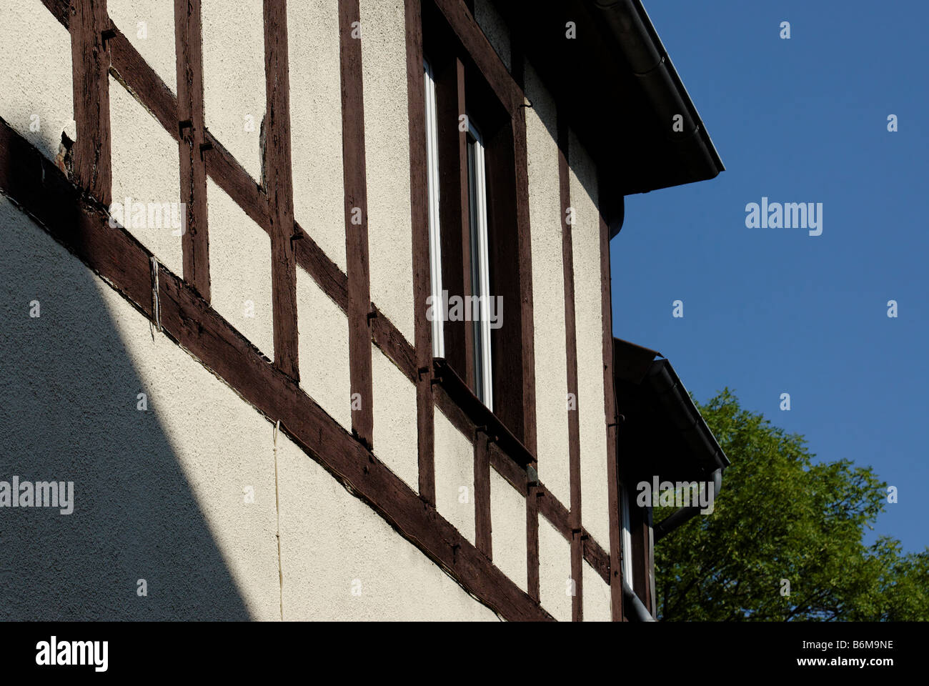 A wall of the traditional German house Stock Photo - Alamy