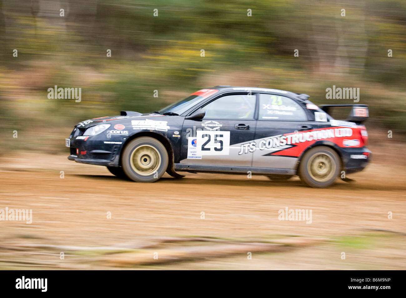 Rally car speed pan panned hi-res stock photography and images - Alamy