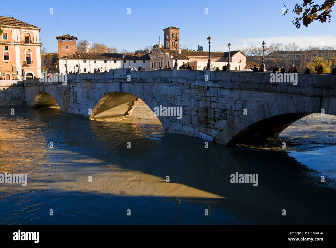Tevere river in full in hi-res stock photography and images - Alamy