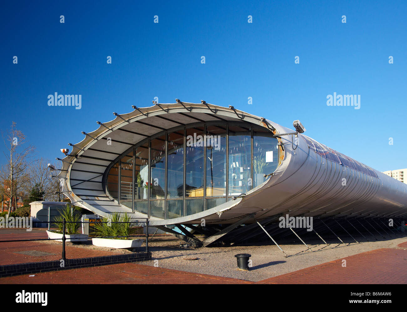Tube Visitor Centre, Cardiff Bay, Cardiff, Wales, UK Stock Photo - Alamy