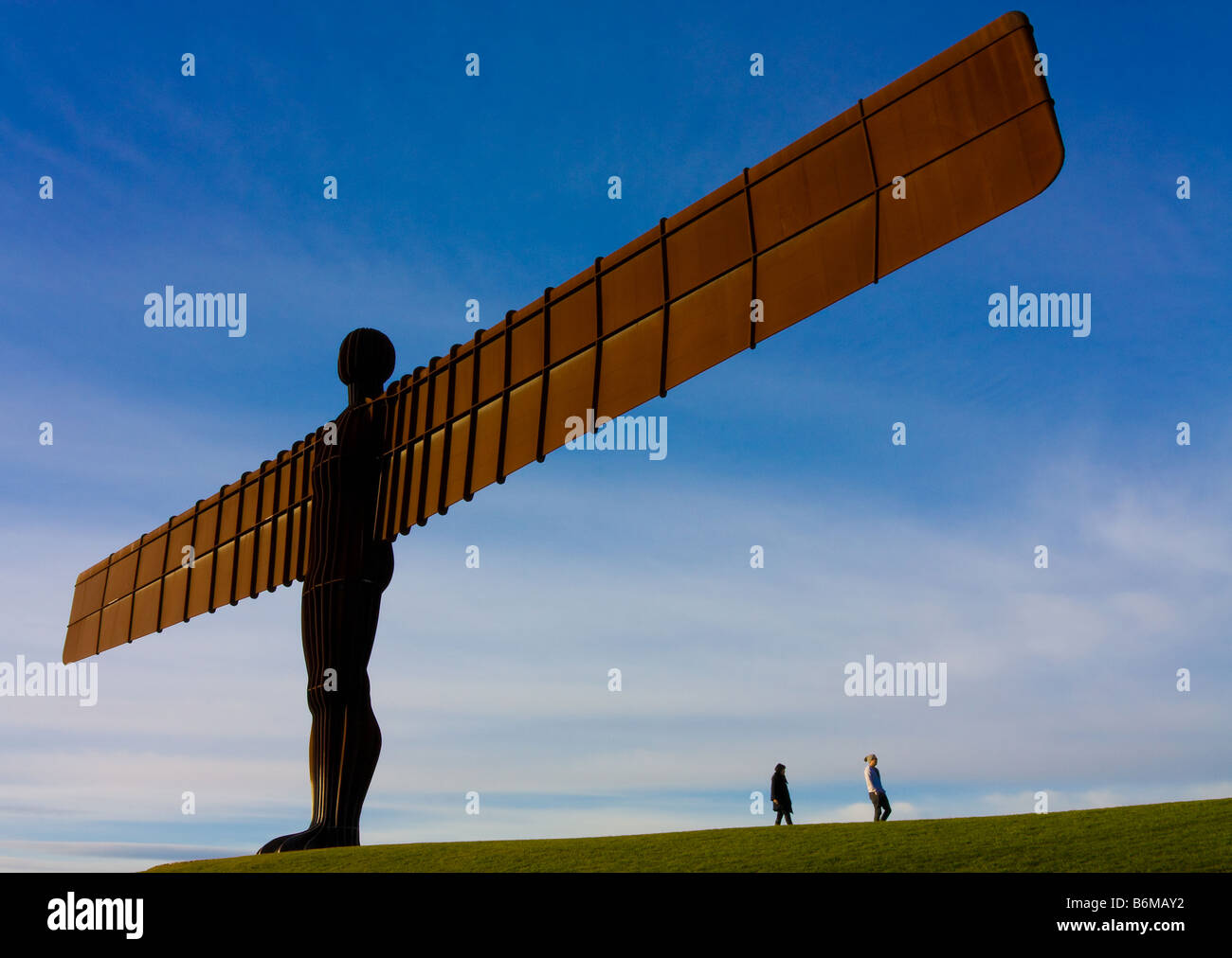The angel of the north sculpture statue Stock Photo - Alamy