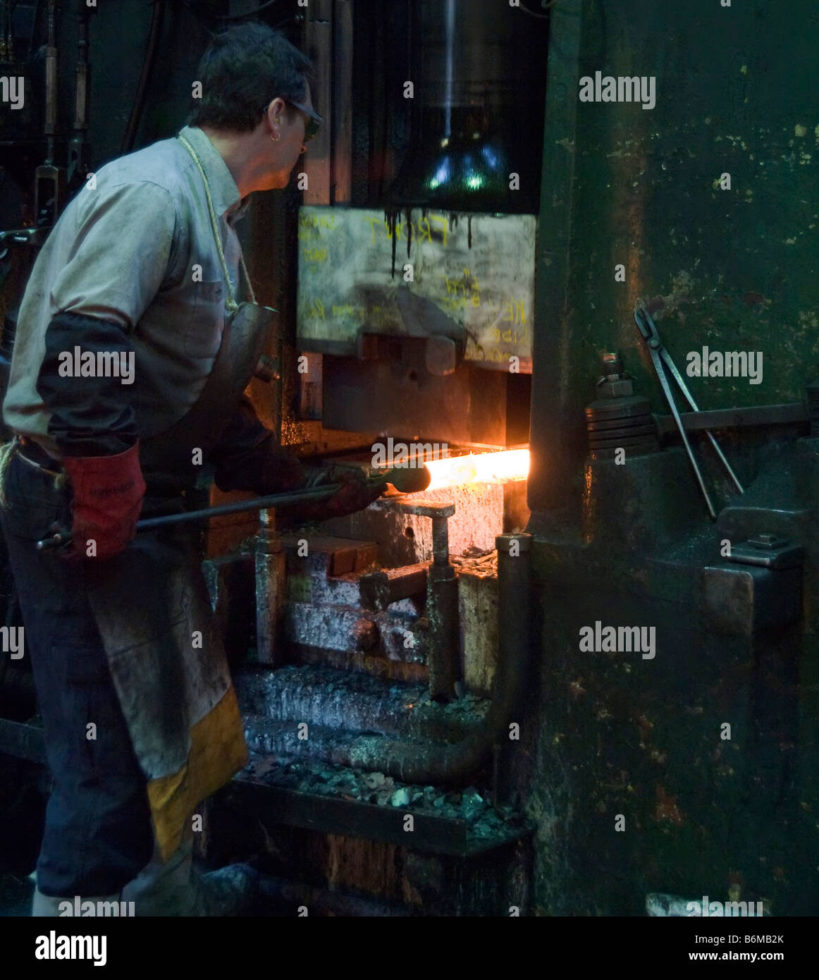 Inside a factory making manufactured goods with steel Stock Photo - Alamy