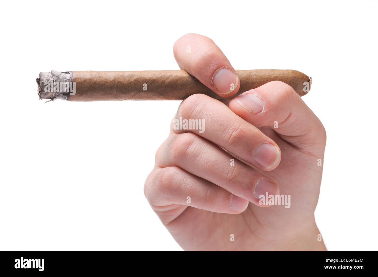 Cigar hand finger object hi-res stock photography and images - Alamy