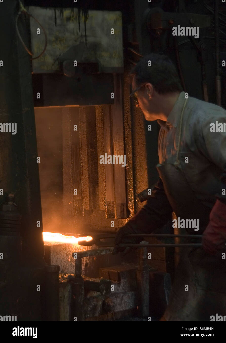 Inside a factory making manufactured goods with steel Stock Photo - Alamy