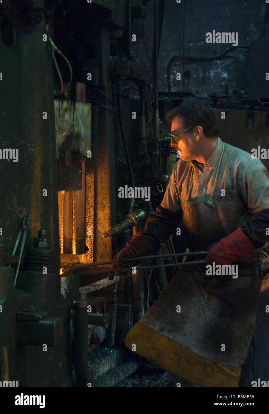 Inside a factory making manufactured goods with steel Stock Photo - Alamy
